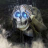Haunted Hill Farm Reaper Henry the Headless Reaper with Animated Eyes ...