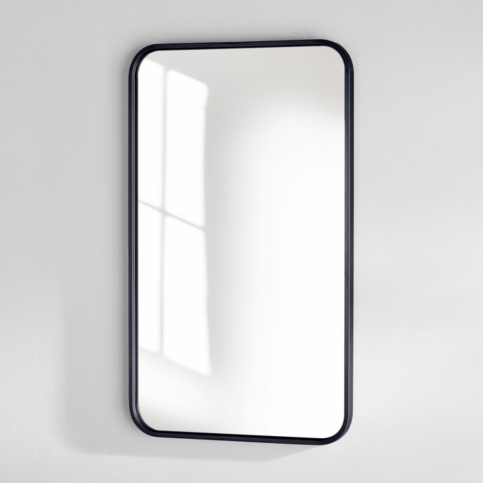 Sabine Metal Rounded Rectangle Wall Mirror & Reviews | Joss & Main