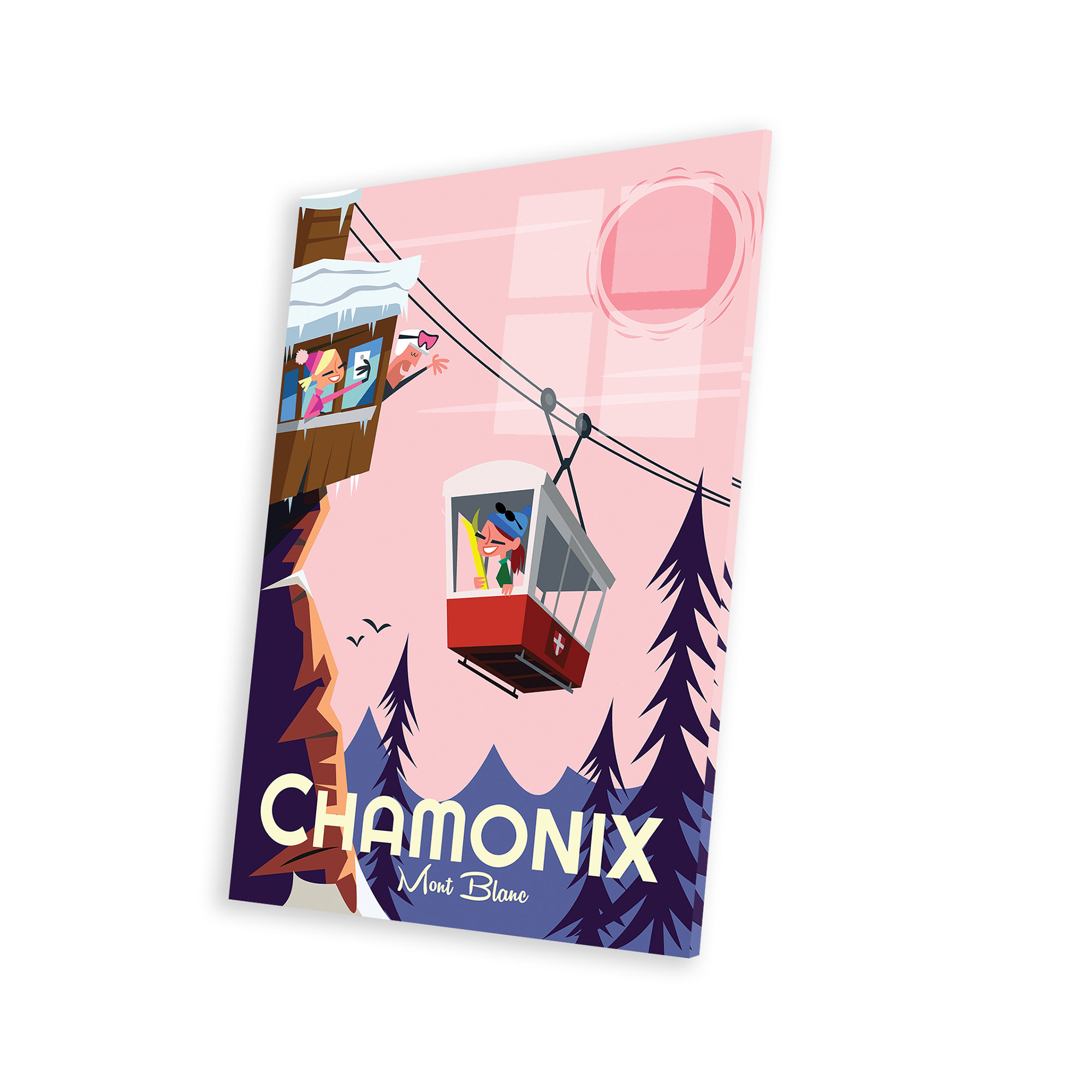 Trinx Chamonix Mont Blanc Print On Acrylic Glass - Wayfair Canada