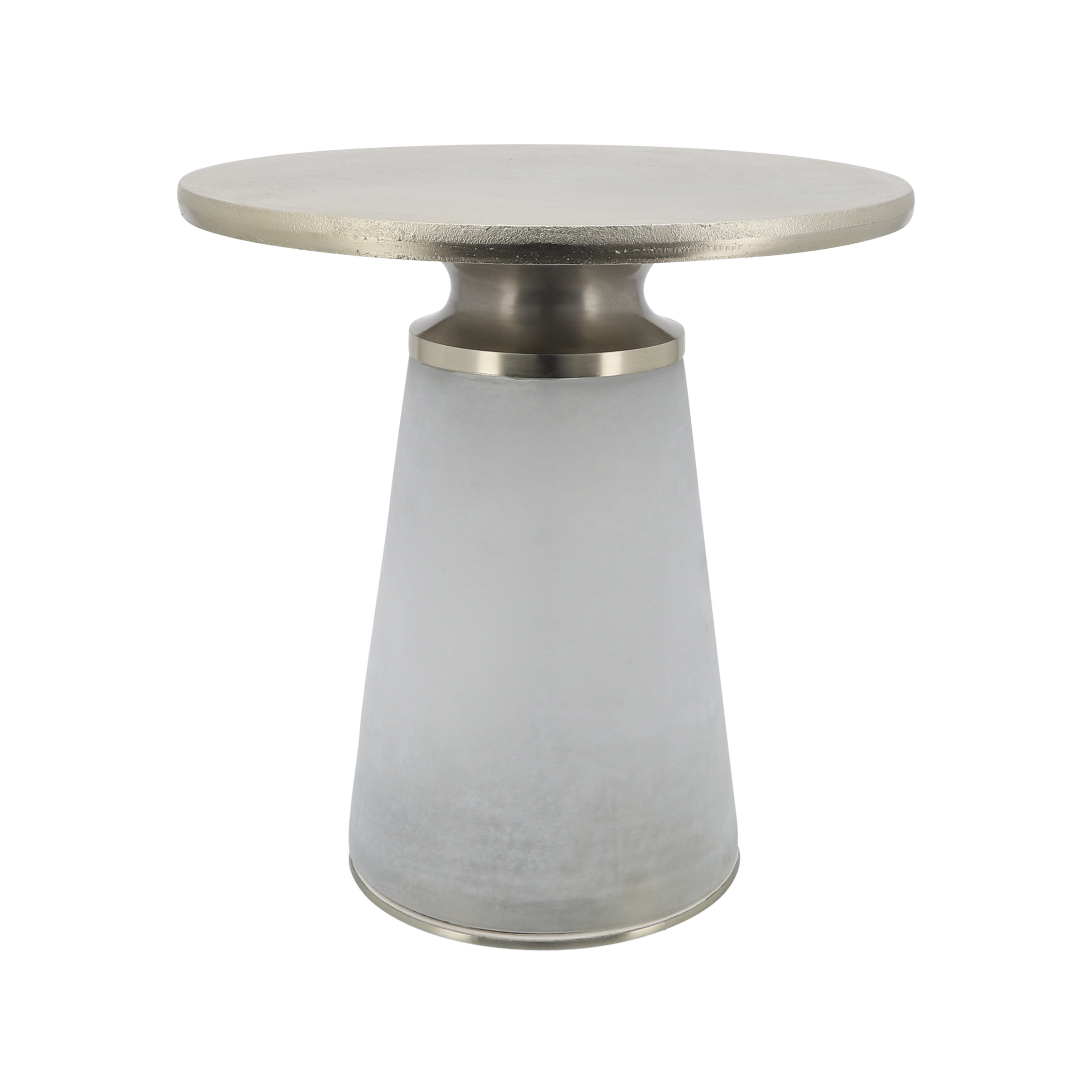 Joss & Main Modern Neutral Nebular Round Side and Coffee Table ...