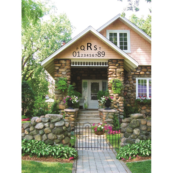 Village Wrought Iron Metal House Number & Reviews | Wayfair