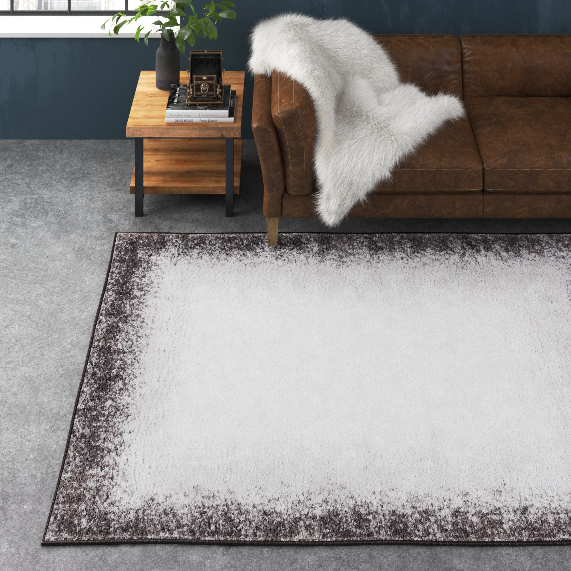 Ebern Designs Davyan Performance Abstract Rug | Wayfair