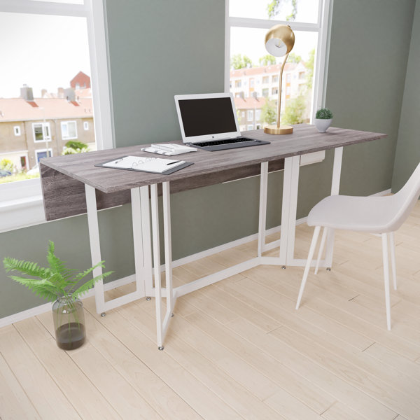 Latitude Run® Adams Drop Leaf Trestle Dining Table & Reviews | Wayfair