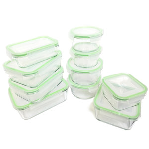 Kinetic Glassworks Oven Safe 22PC Container Food Storage Set & Reviews ...