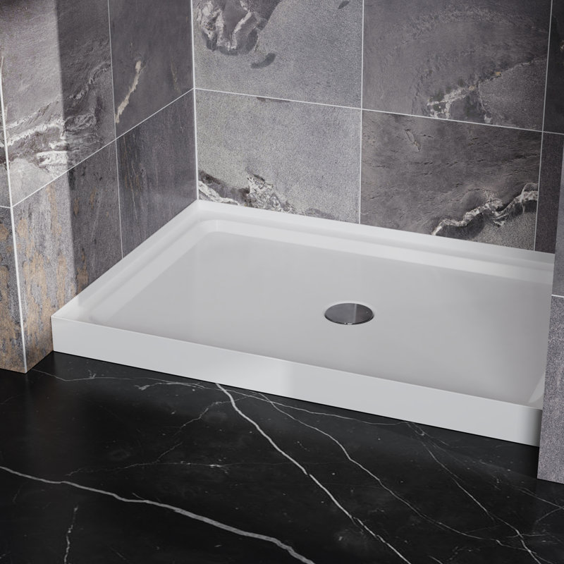 ESHOO 48'' W 32'' D Square Single Shower Base | Wayfair