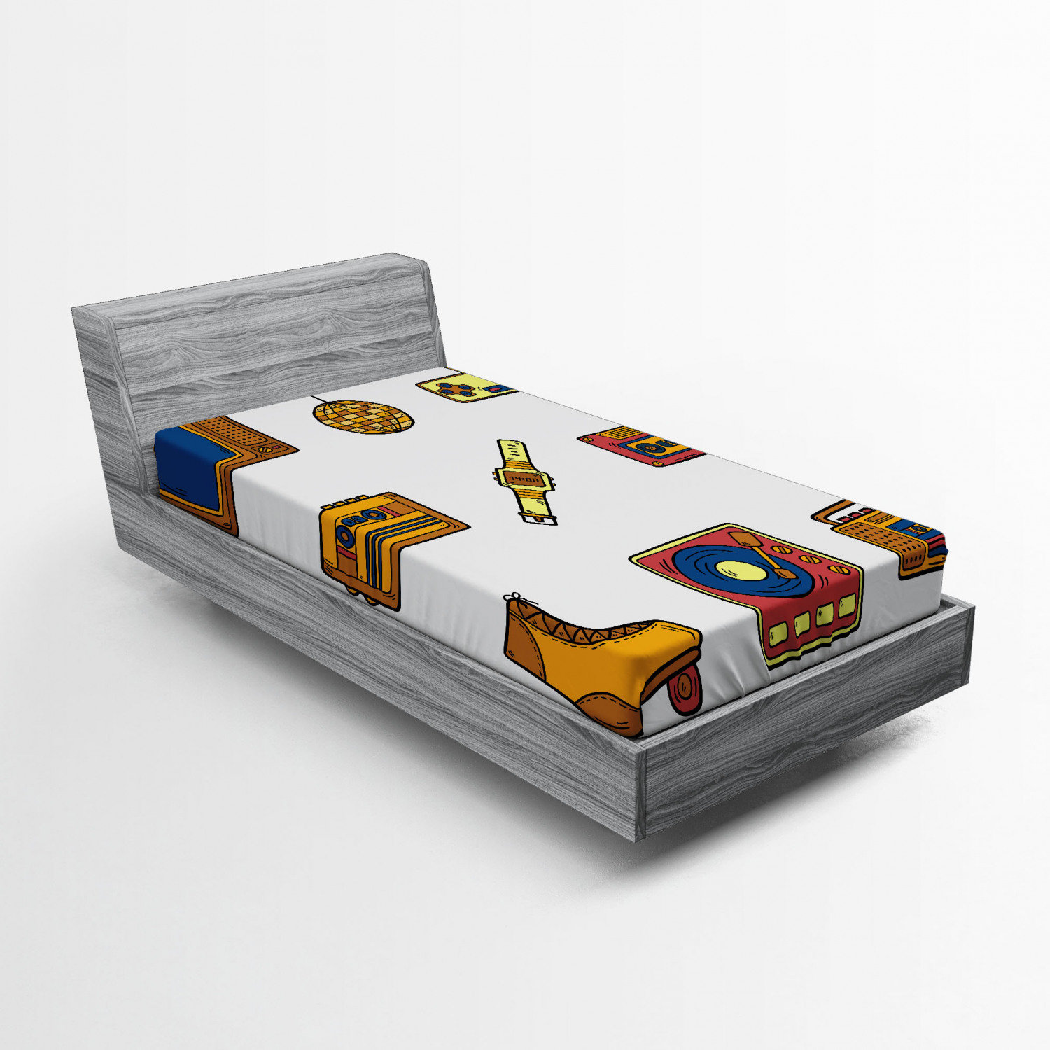 Ambesonne 90S Fitted Sheet - Wayfair Canada