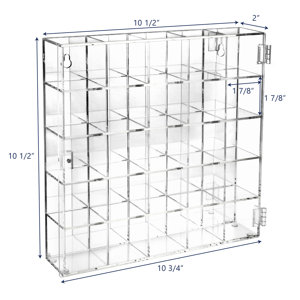 Ikee Design 10.5'' H x 10.75'' W Acrylic Display Cases & Reviews | Wayfair