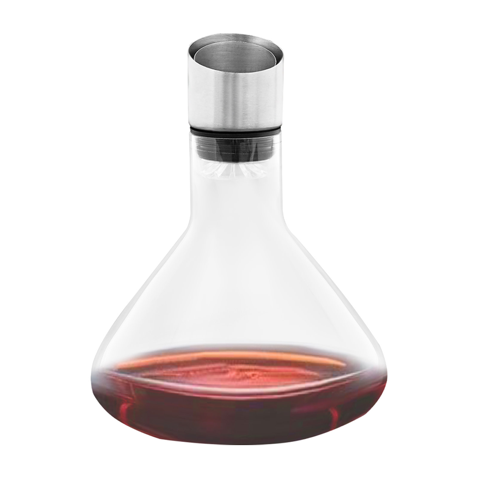Ivy Bronx Wine Decanter With Stainless Steel Filter & Reviews | Wayfair