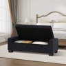 Xuanxian 50"w Ottoman Bench, Rectangular Design With Hinged Lid For ...