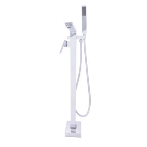 Dyconn Faucet Mcphee 2 Handle Floor Mounted Tub Filler with Diverter ...