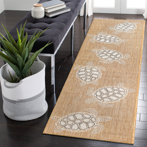 Sand & Stable Saldanha Machine Woven Tan Indoor/Outdoor Rug & Reviews ...