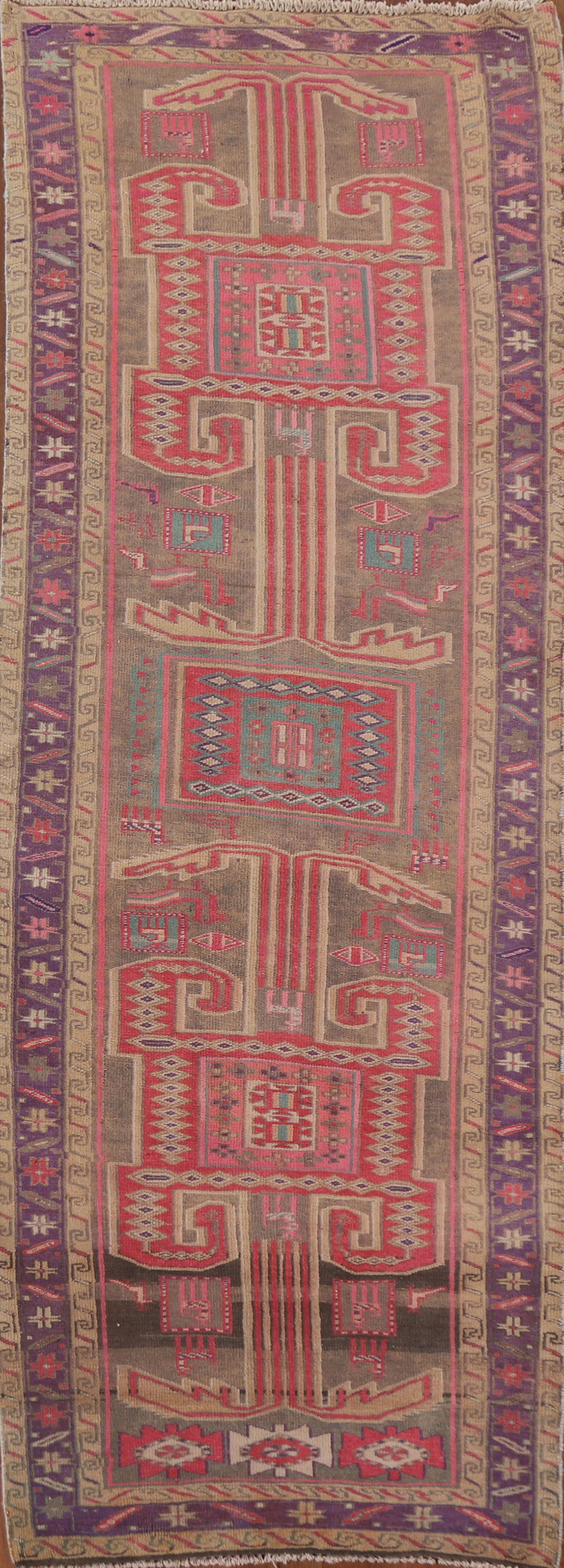 Bloomsbury Market Vintage Runner Rug 4x10 | Wayfair
