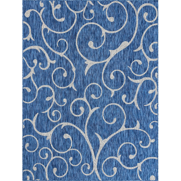 Charlton Home® Hornersville Floral Indoor/Outdoor Rug & Reviews | Wayfair