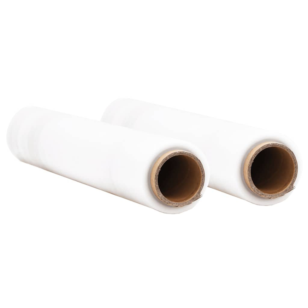 Vidaxl Stretch Film 2 Pcs 23 ?m 19.7 " X 984.3 ' | Wayfair
