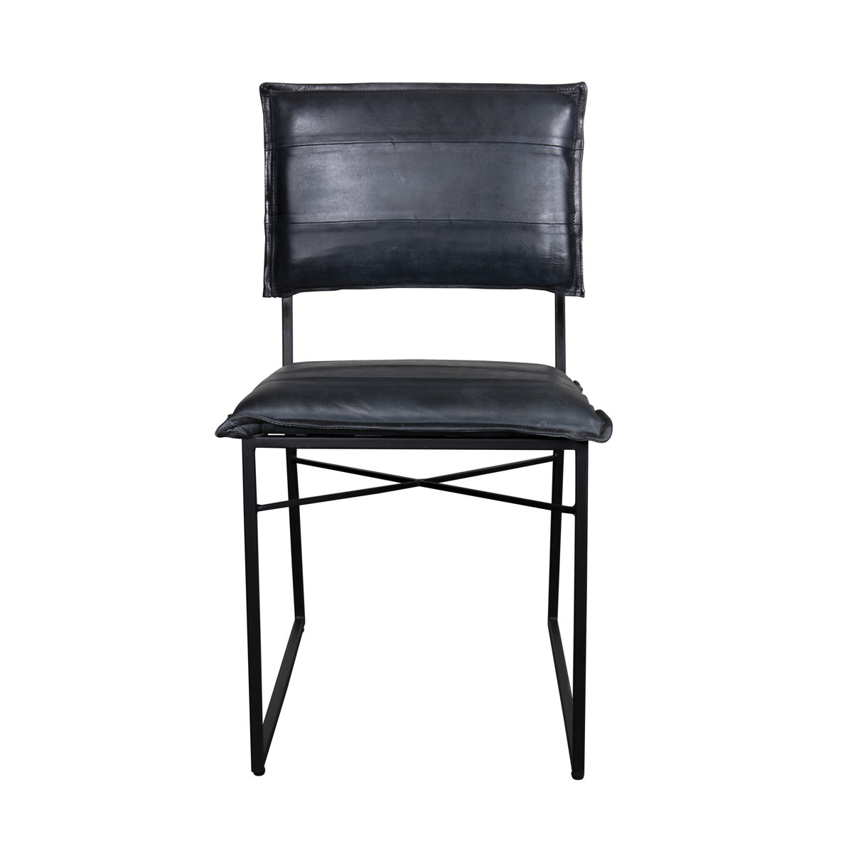 17 Stories Leather Side Chair & Reviews | Wayfair