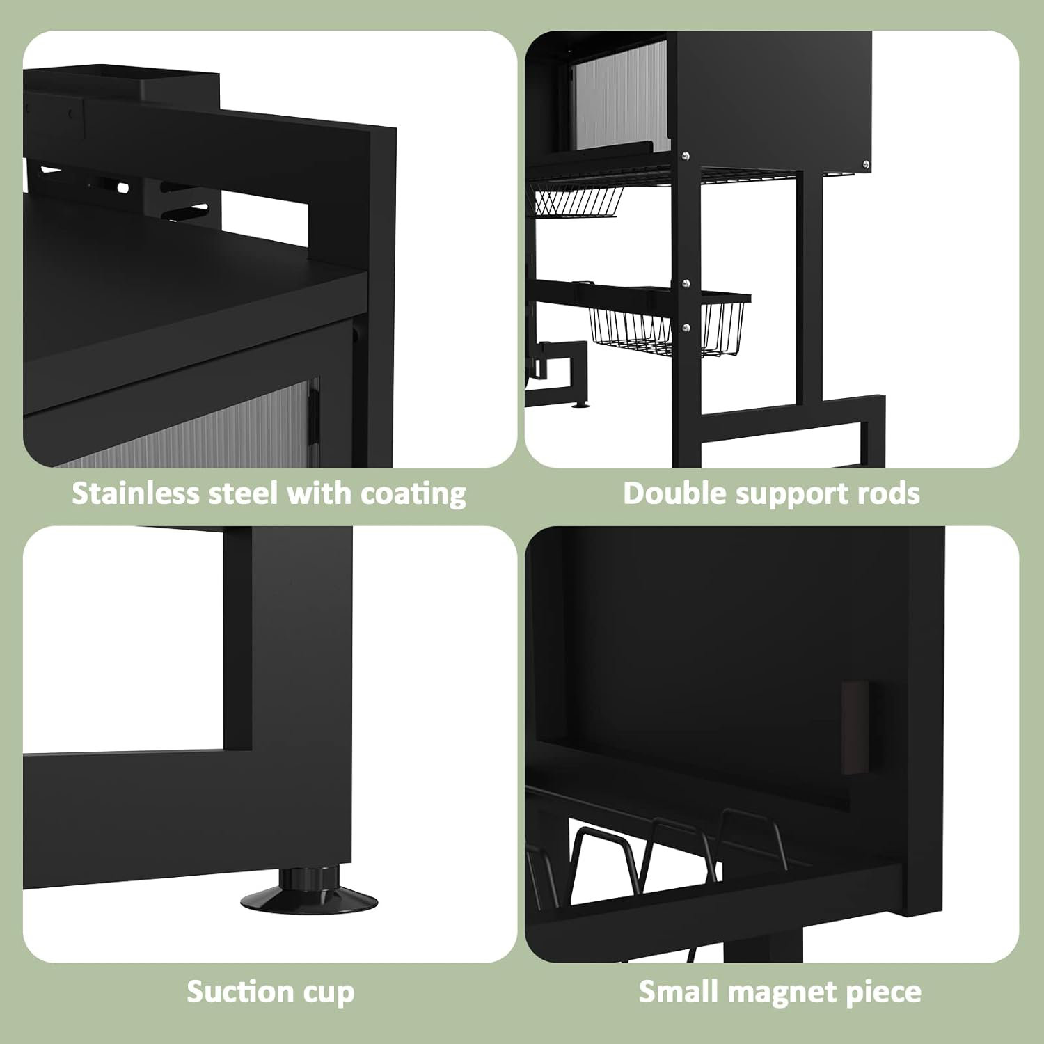 Shimano Stainless Steel Two Tier Dish Rack - Wayfair Canada