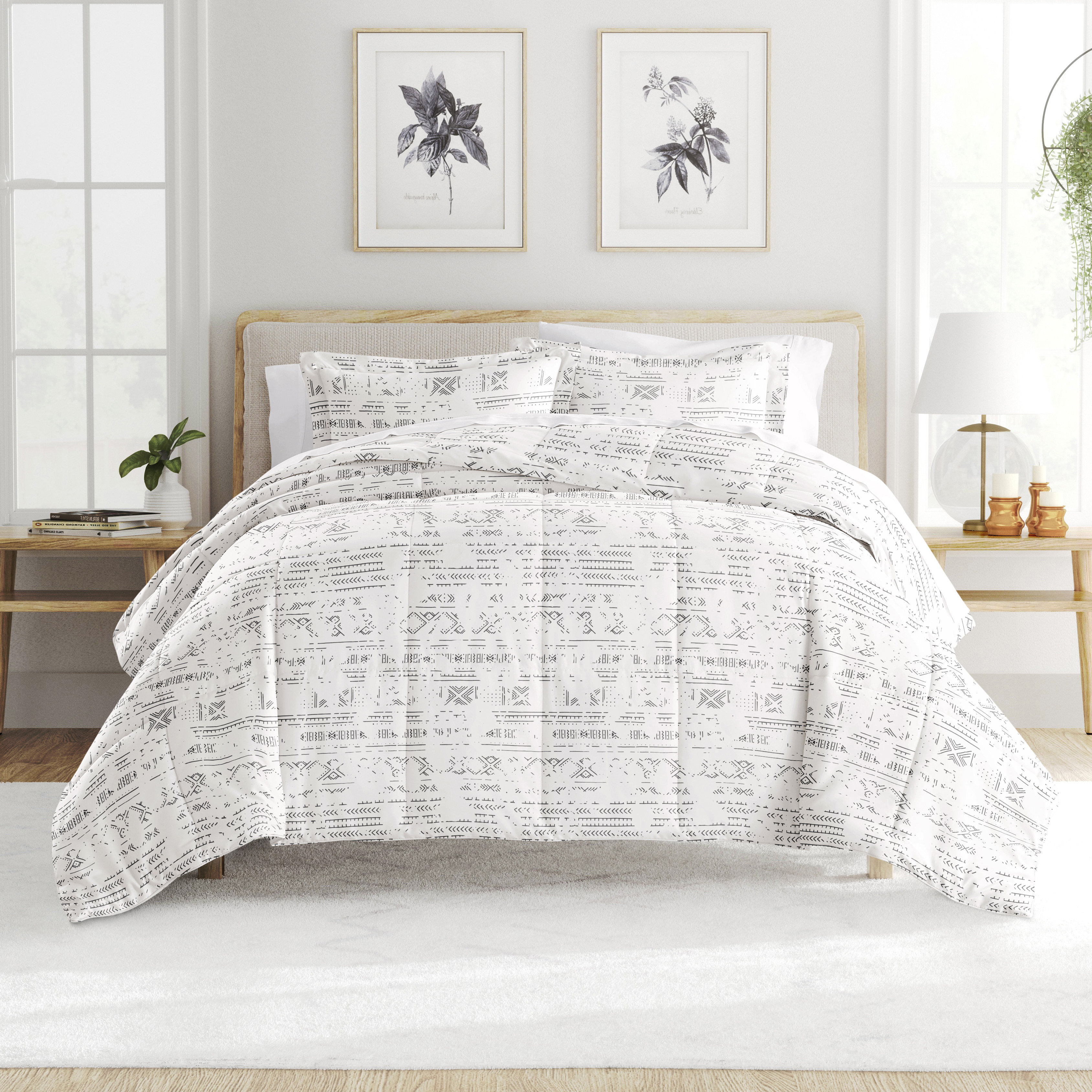 Becky Cameron Distressed Aztec Down-Alternative Comforter Set & Reviews ...