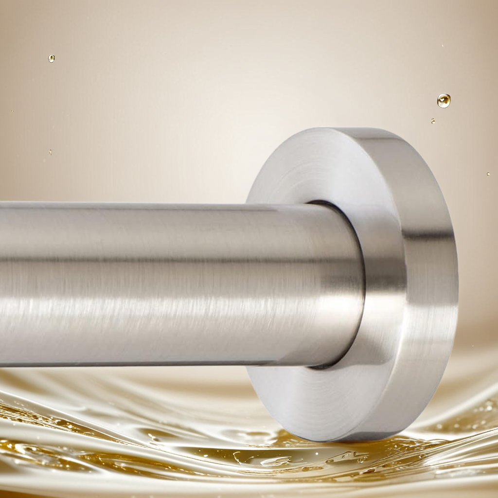 JJbaok Heavy-Duty Shower Tension Rod - Adjustable Spring-Loaded Curtain ...