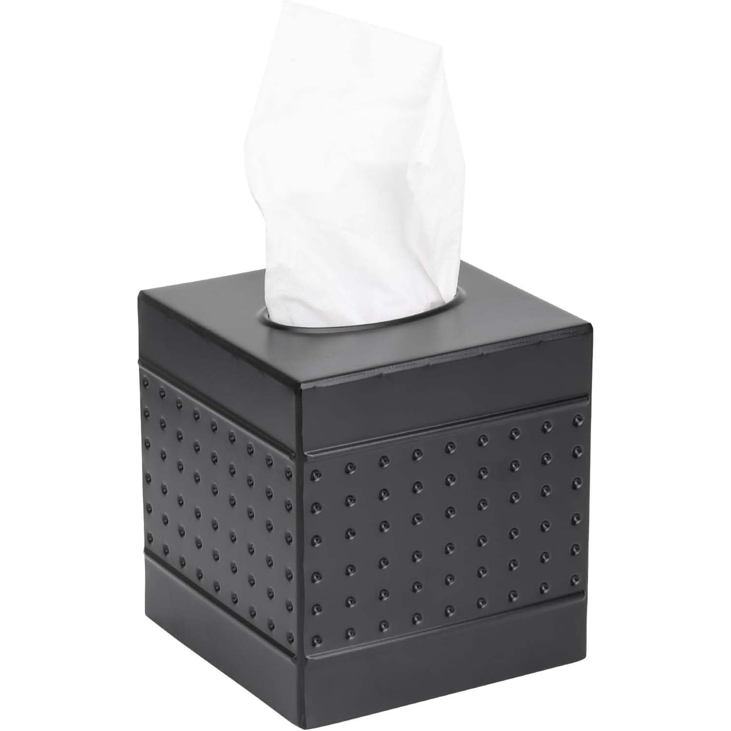 17 Stories Modern Decorative Tissue Box Cover, Square Metal Bathroom ...