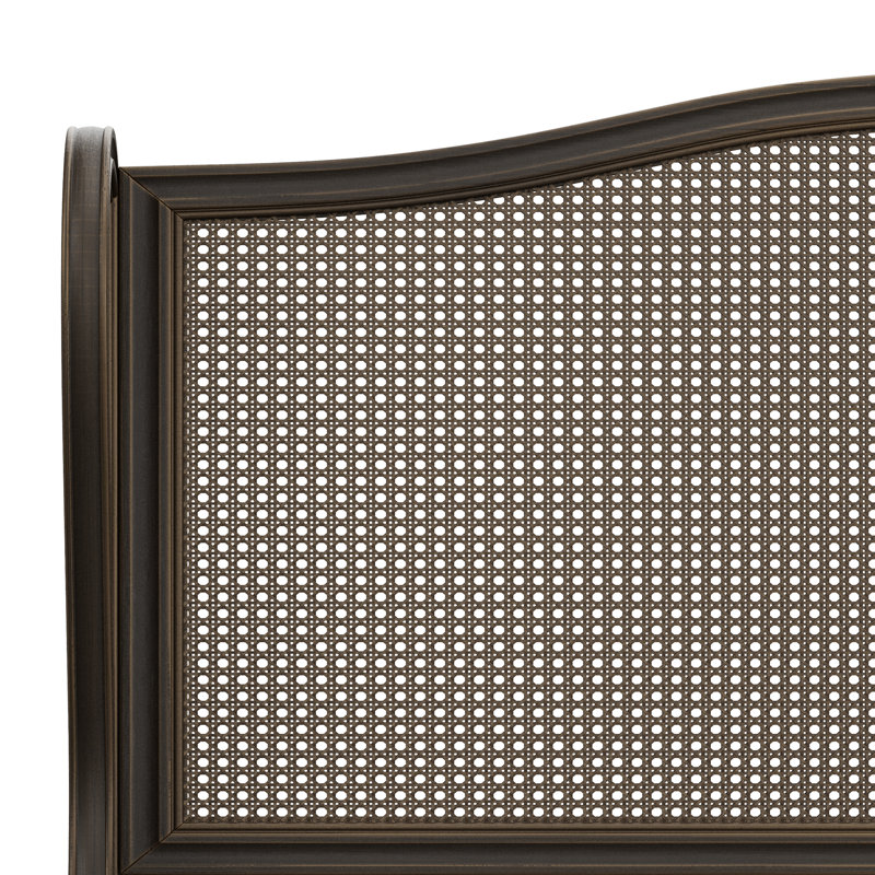 Birch Lane™ Gia Cane Wingback Bed & Reviews | Wayfair