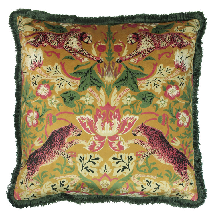 Paoletti Floral Square Throw Cushion With Filling | Wayfair.co.uk