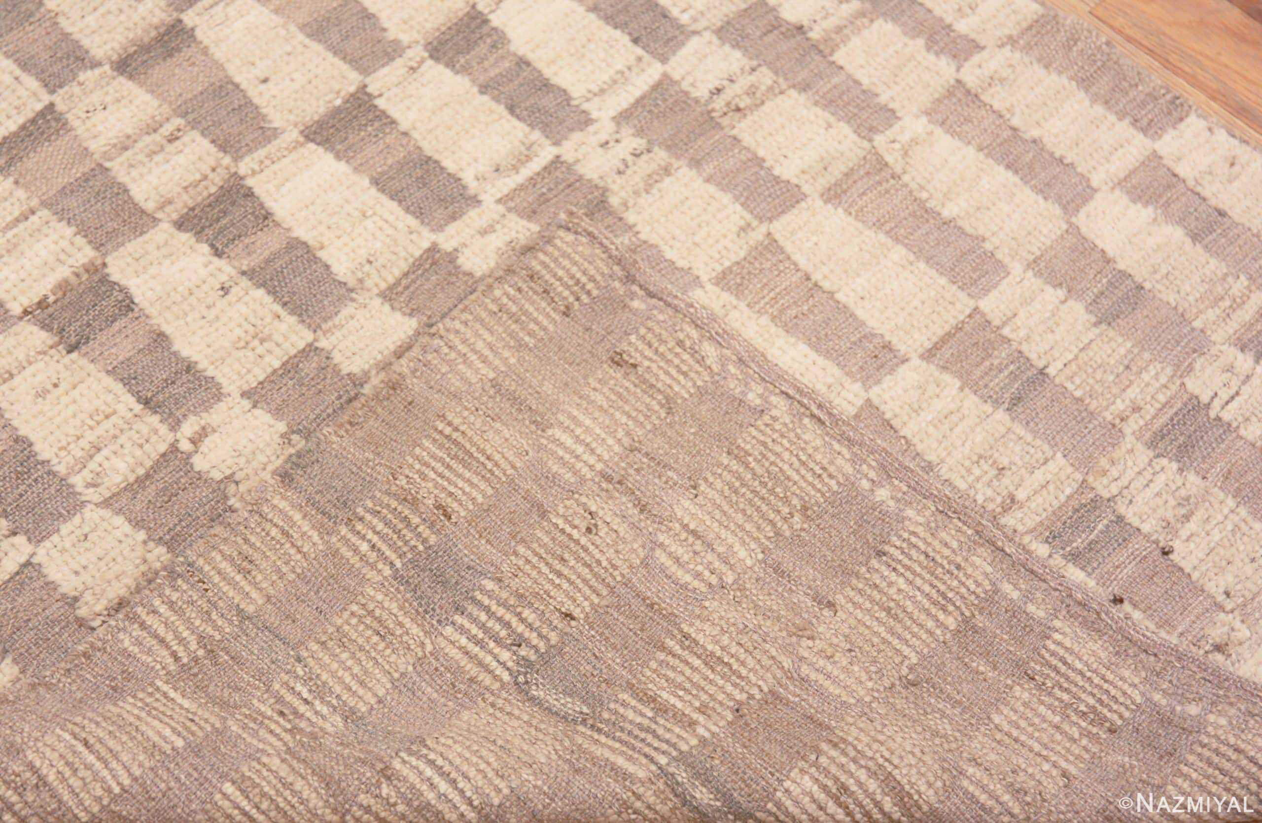 Nazmiyal Collection One-of-a-Kind Cream/Tan Geometric Modern High Low ...