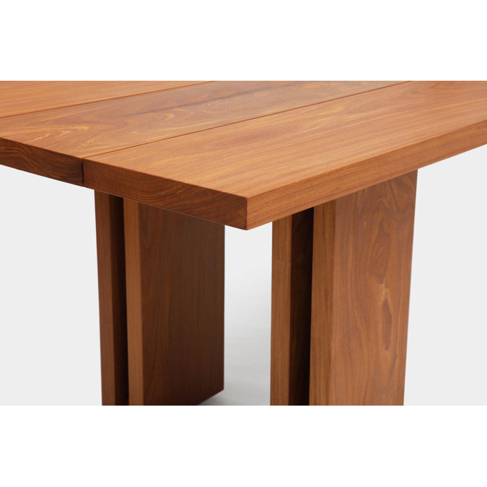 ARTLESS Occidental Outdoor Solid Wood Dining Table | Wayfair