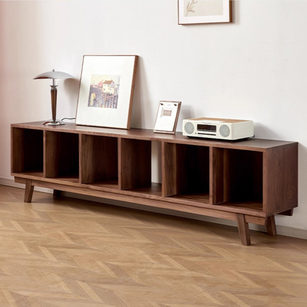 Creature B Comforts Open style simple solid wood TV cabinet - Wayfair ...