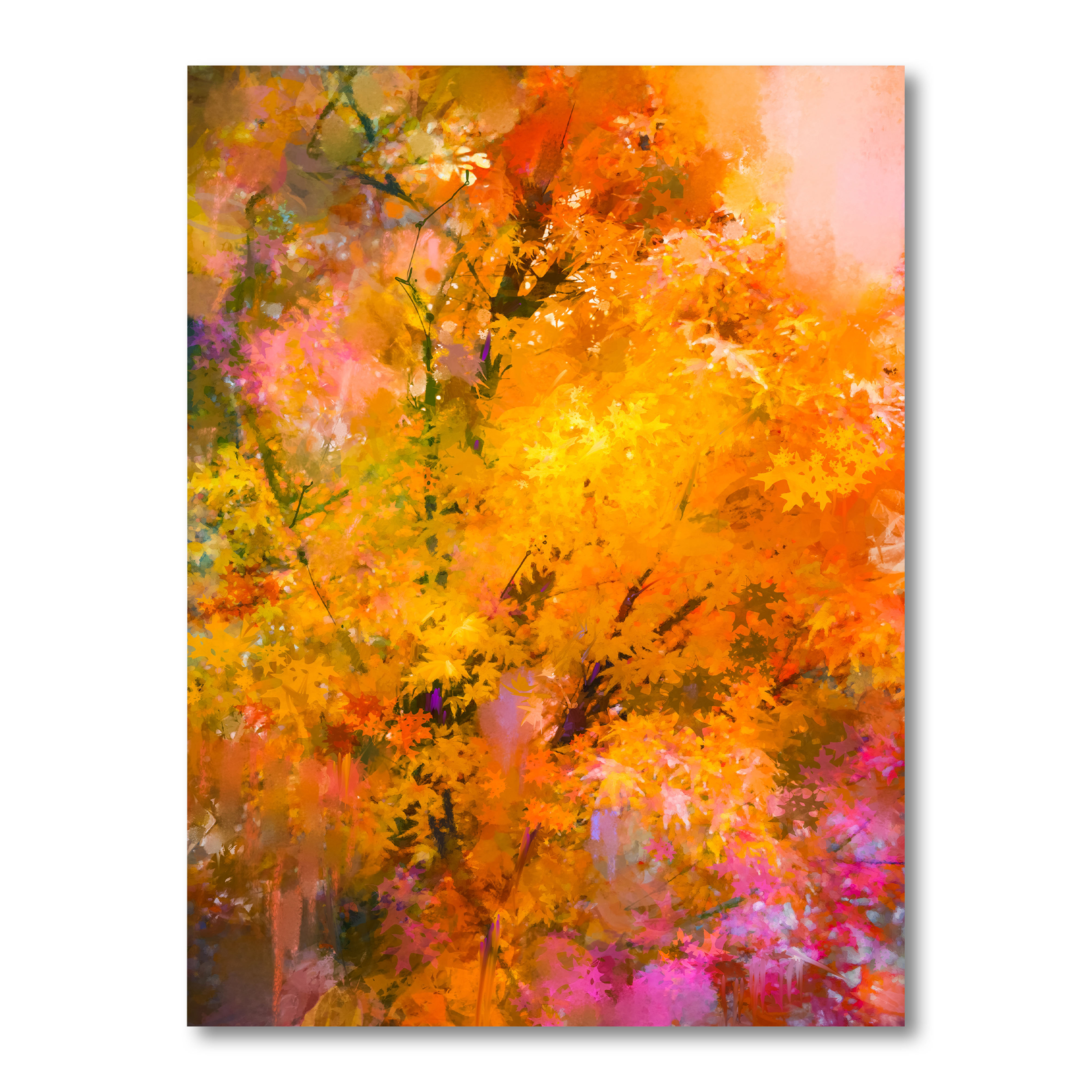 Millwood Pines Impressionist Autumn Yellow Tree - Modern & Contemporary ...