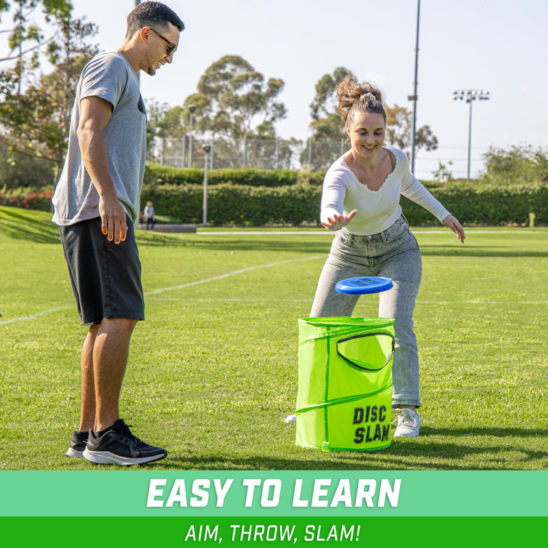 GoSports Disc Slam Flying Disc Game Set - Backyard Lawn Target Game - 2 ...