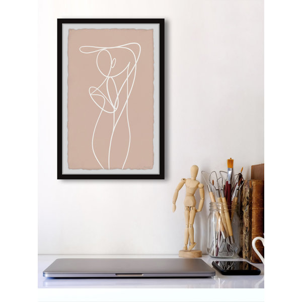 Metro Lane One Line Figure - Single Picture Frame Drawing | Wayfair.co.uk