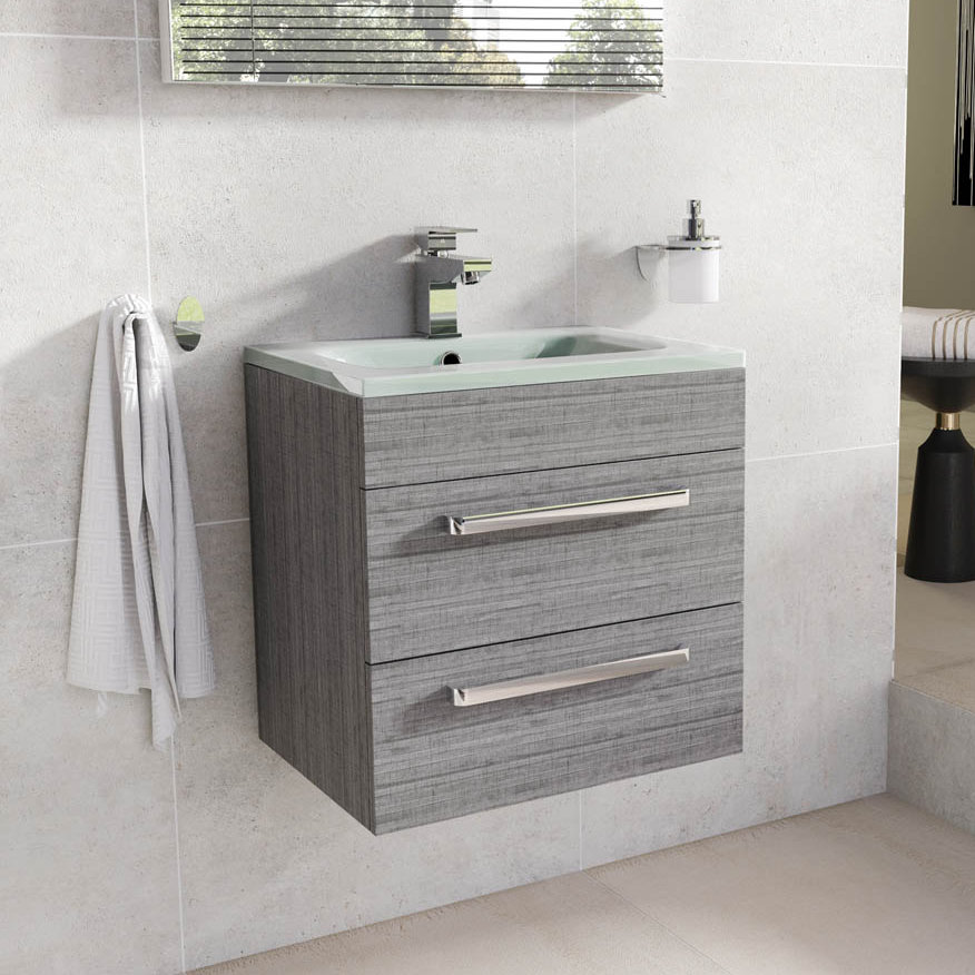White Stone Whitfield 515mm Wall Mounted Vanity Unit | Wayfair.ie