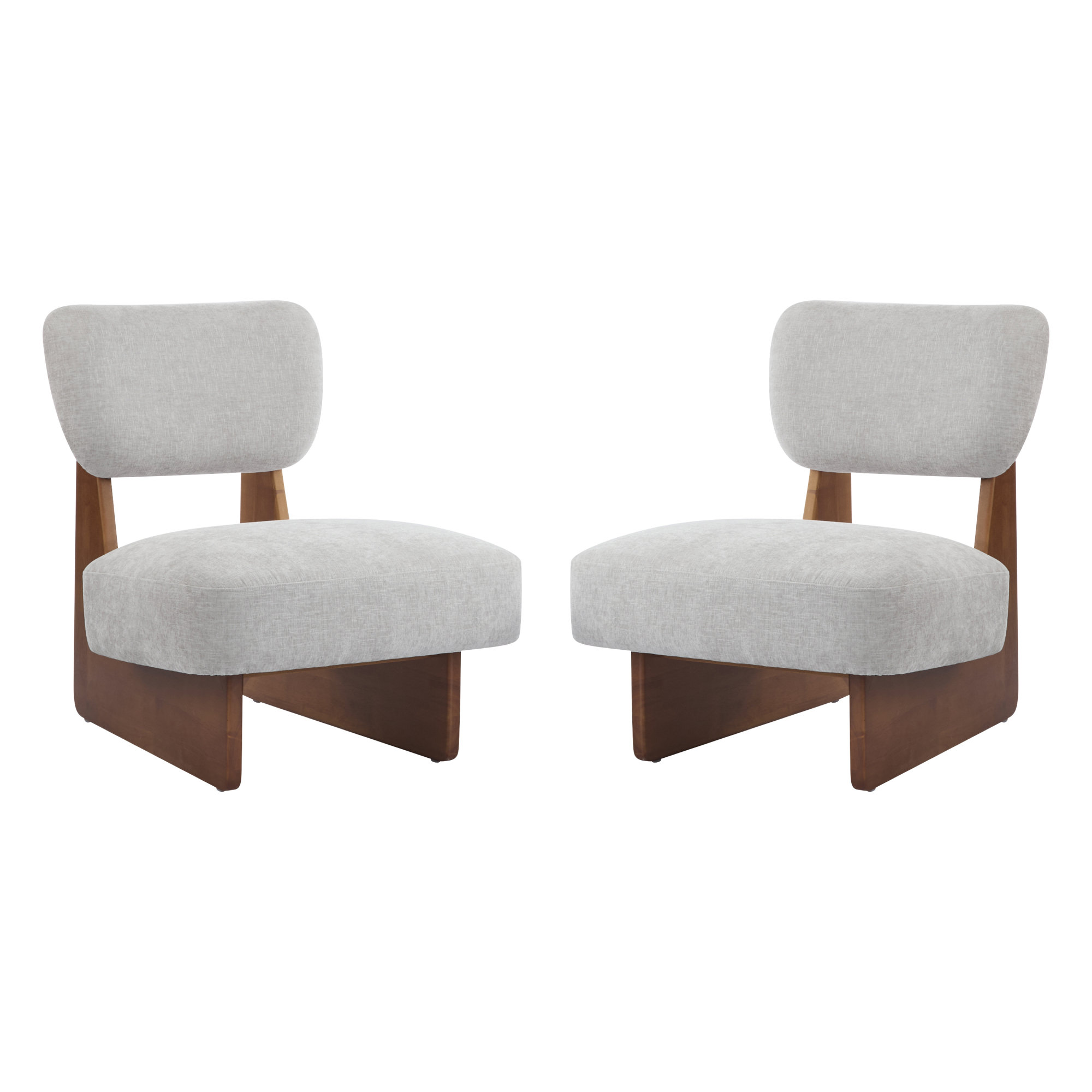 Orren Ellis Ergonomic Lounge Chair Polyester Minimalist Living Room ...