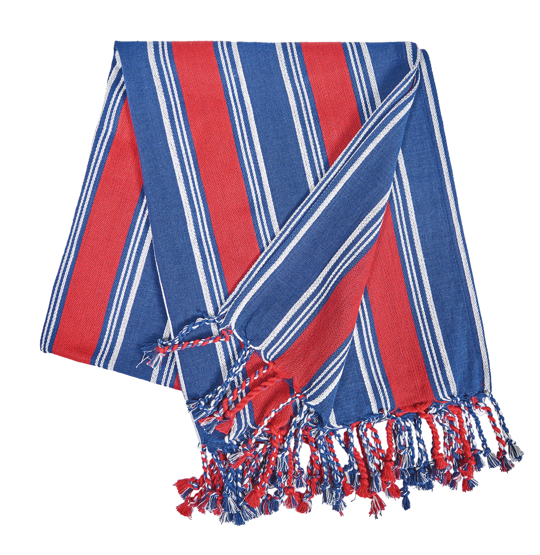 C&F Home Gideon Stripe Americana Patriotic Woven Throw Blanket | Wayfair