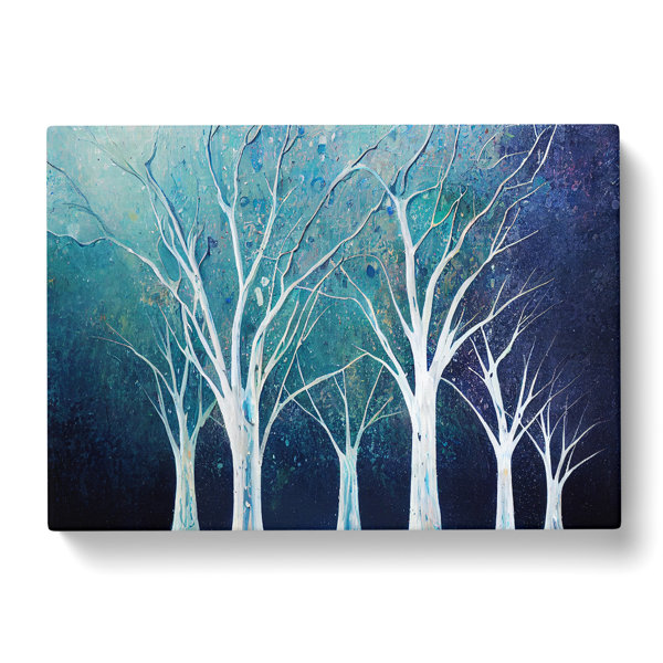 ClassicLiving Expressive Trees Abstract - Wrapped Canvas Graphic Art ...