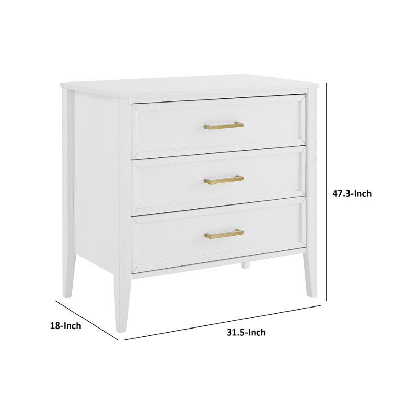Mercer41 Commode à trois tiroirs et Commentaires - Wayfair Canada