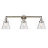 Williston Forge Andrews Cone 3-Light Vanity Light & Reviews | Wayfair
