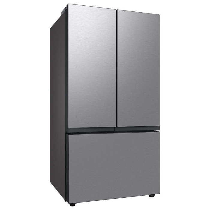 Samsung Bespoke 3-Door French Door Refrigerator (30 cu. ft.) with ...