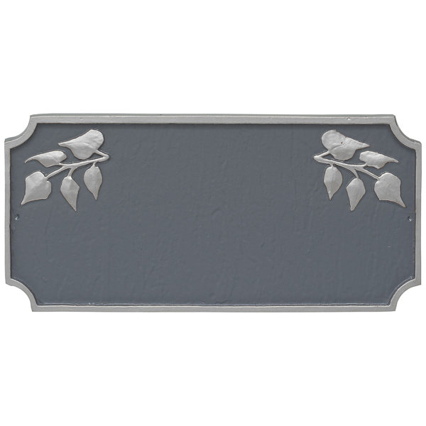 Montague Metal Products Princeton Rectangle Wall Plaque & Reviews | Wayfair