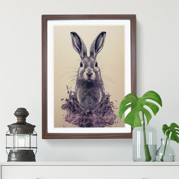 Brambly Cottage Mysterious Hare - Single Picture Frame Art Prints ...