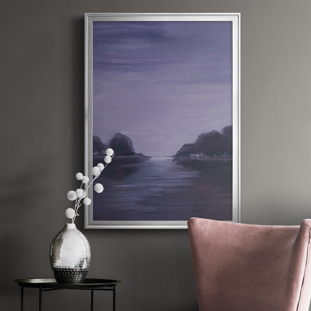 Wexford Home Amethyst Moonlight II Premium Framed Print - Ready To Hang ...