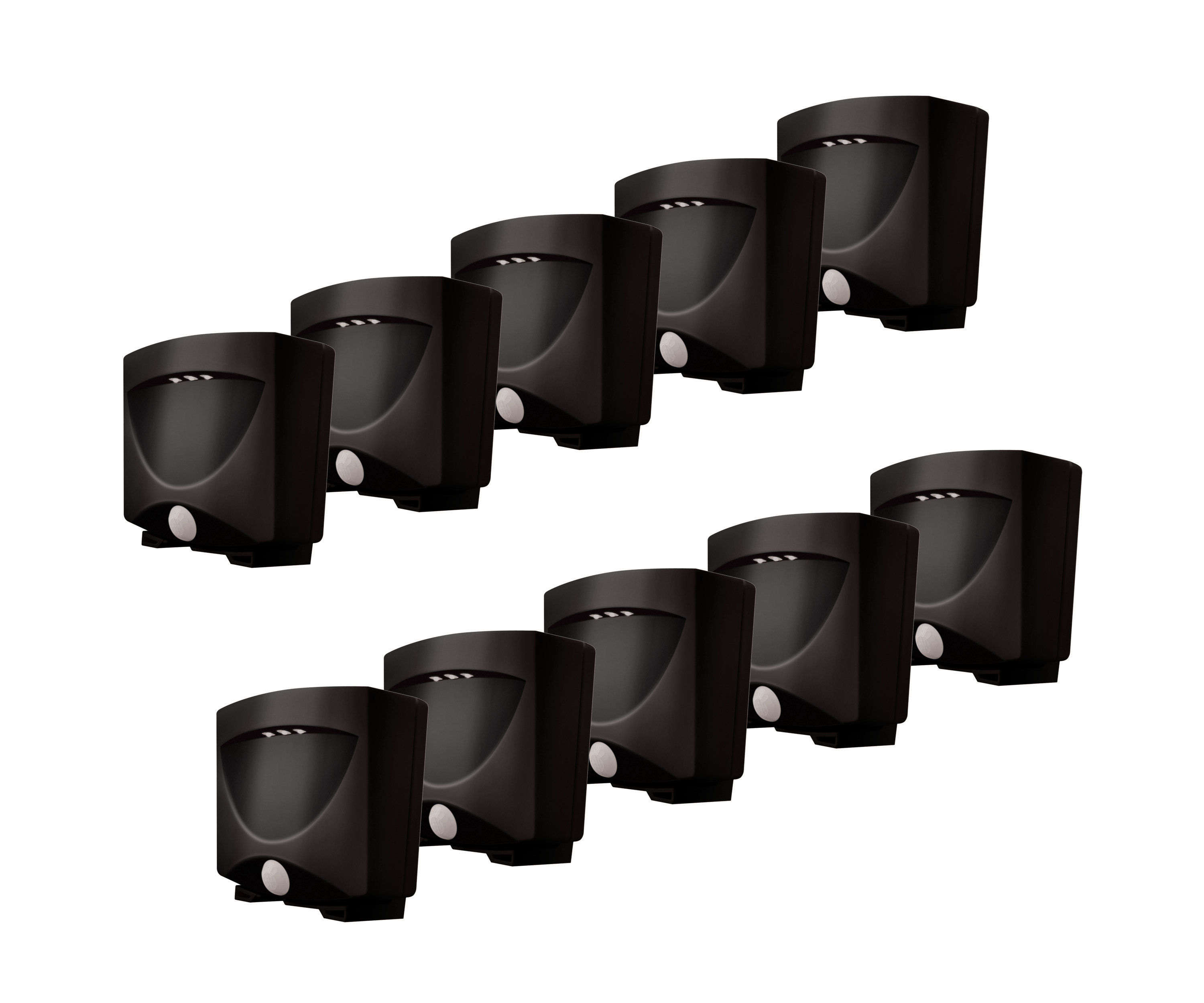 Maxsa Innovations Battery-Powered Motion-Activated Indoor/Outdoor Night ...