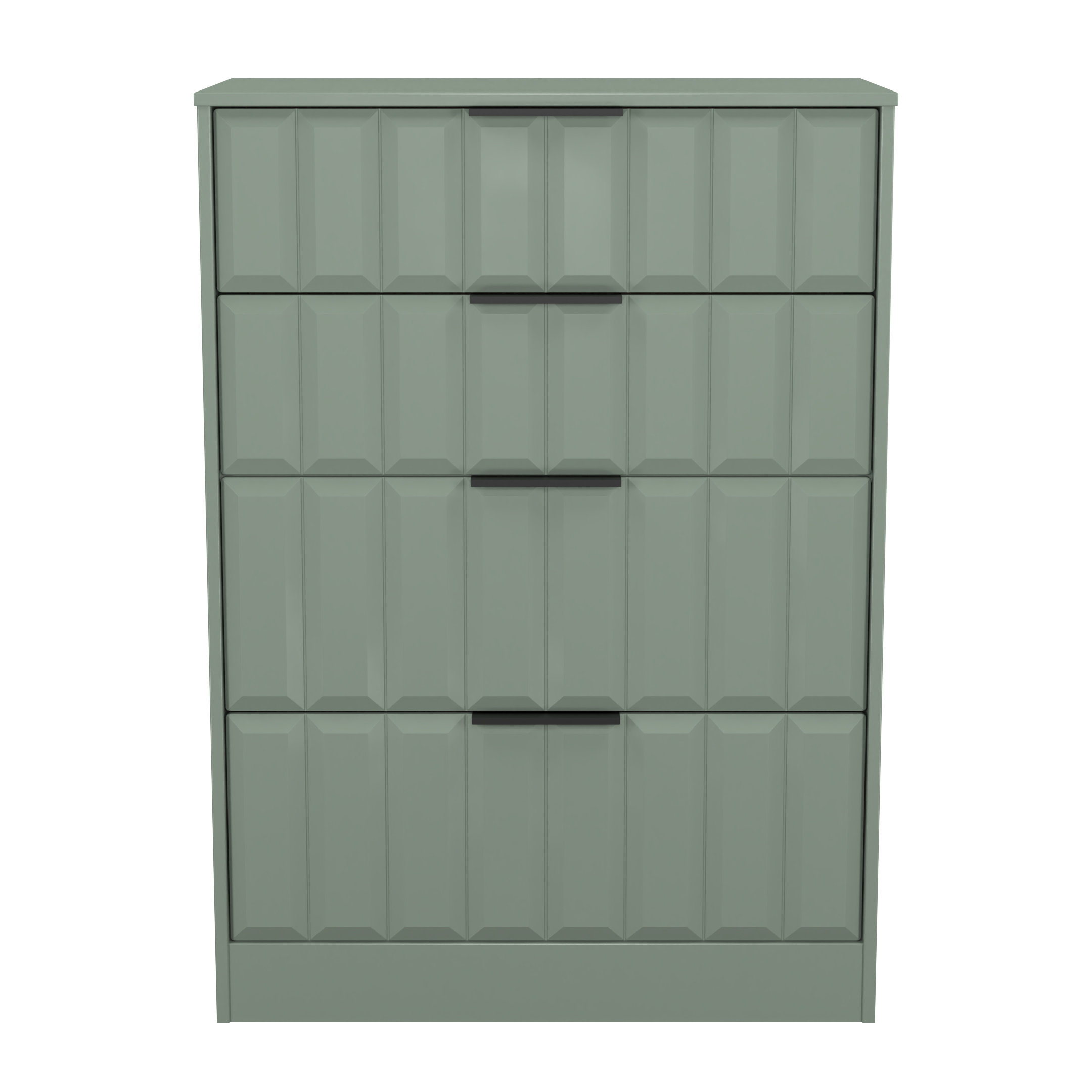 Latitude Run Besian 4 Drawer Deep Chest in Graphite (Ready Assembled ...