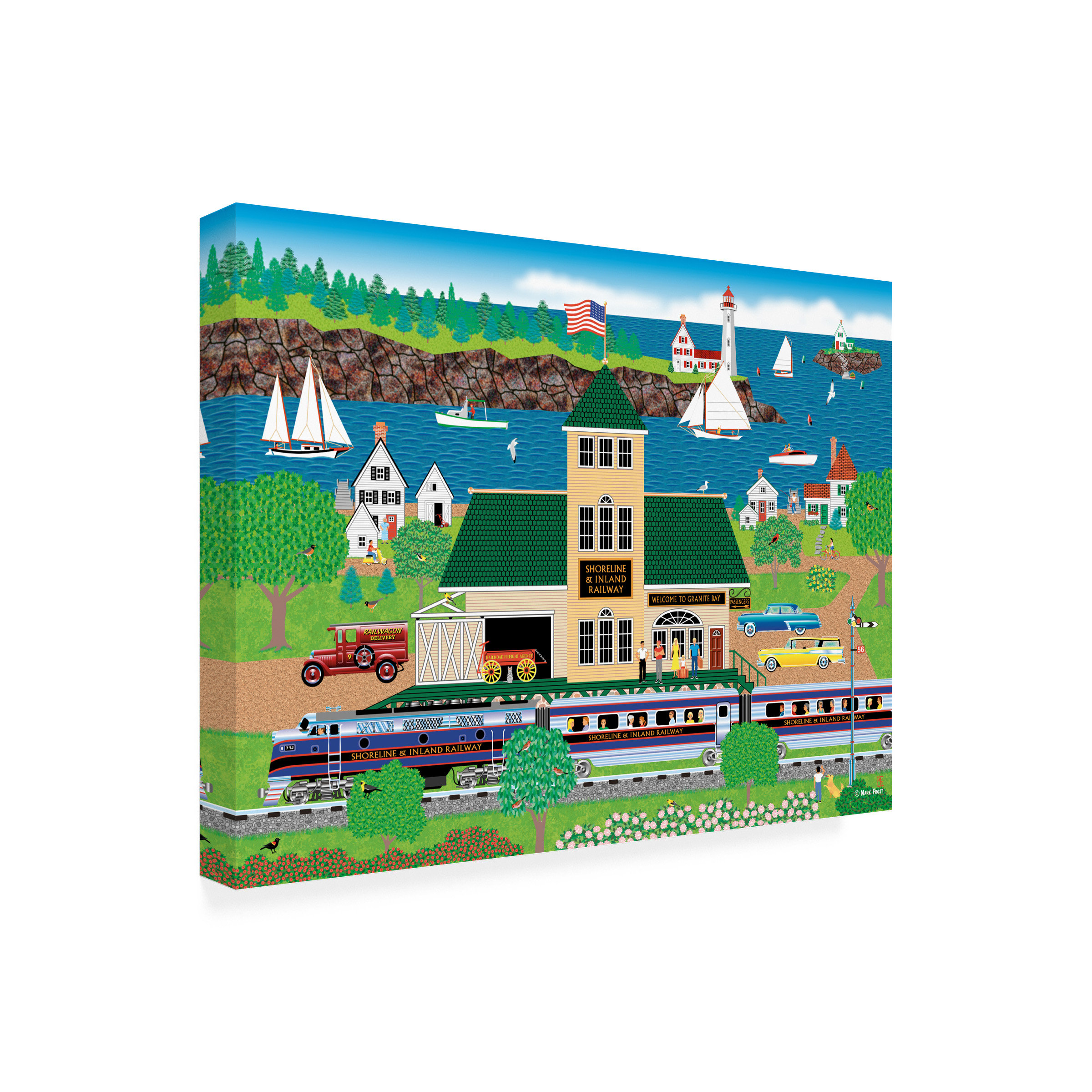 Longshore Tides Mark Frost ''Granite Bay'' Canvas Art - Wayfair Canada