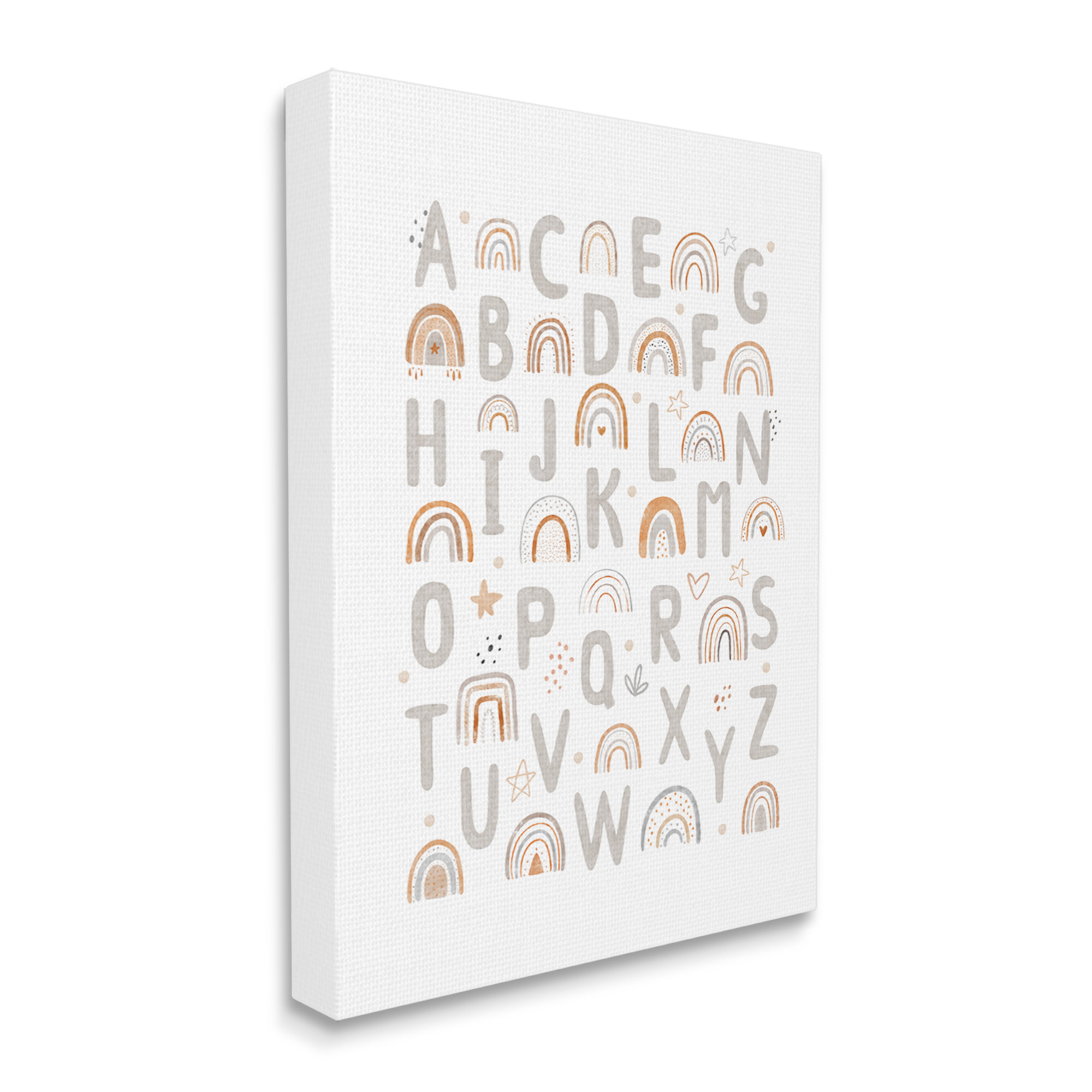 Isabelle & Max™ Pastel Rainbow Alphabet On Canvas by LSR Design Studio ...