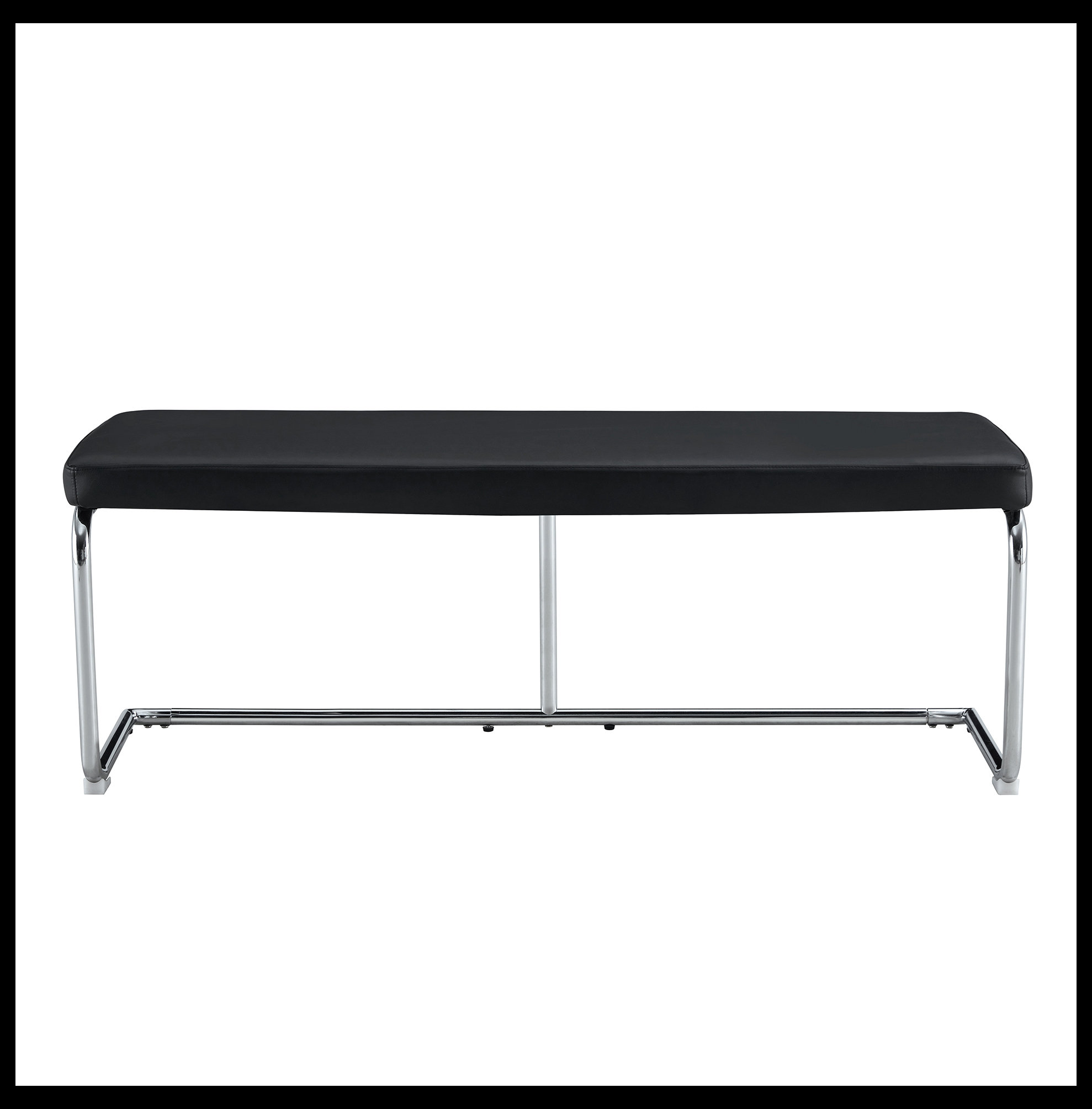 Ivy Bronx shoe changing bench silver metal legs, sofa bench dining ...