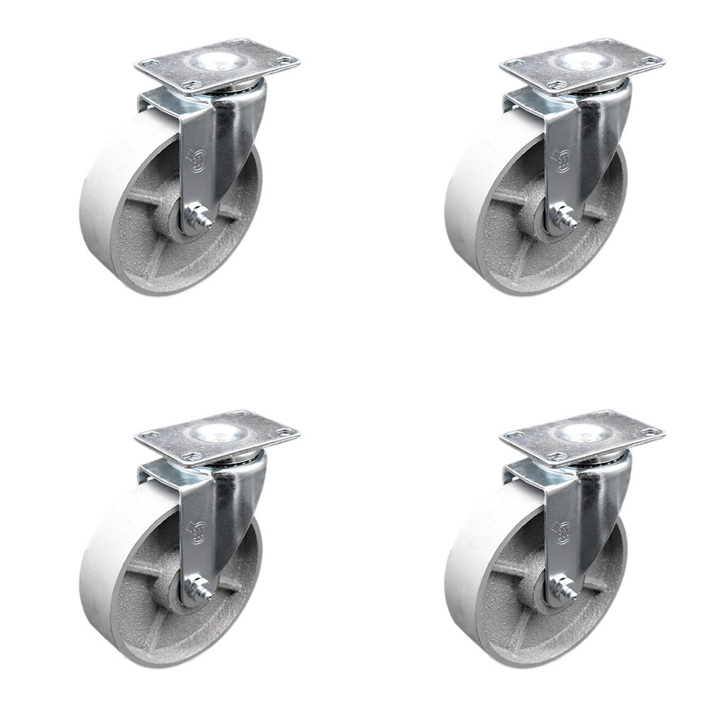 Service Caster Semi Steel Swivel Top Plate Caster | Wayfair