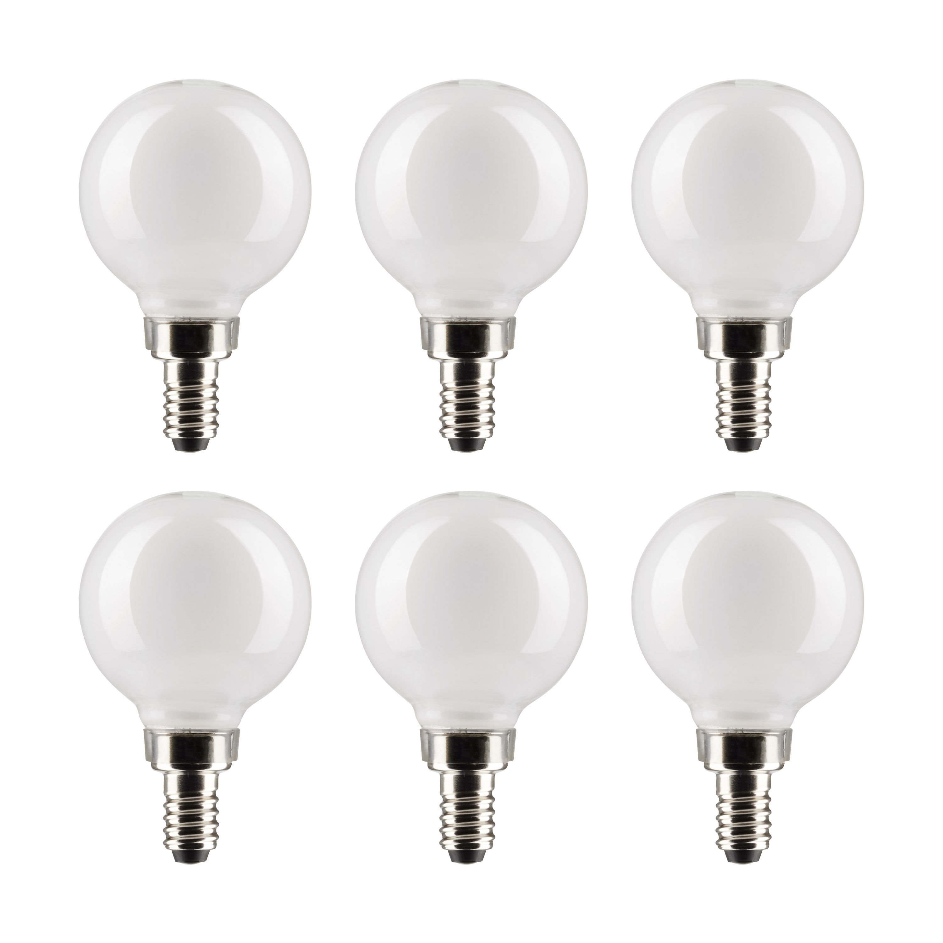 Satco 3 Watt (25 Watt Equivalent), G16.5 LED, Dimmable Light Bulb, E12 ...