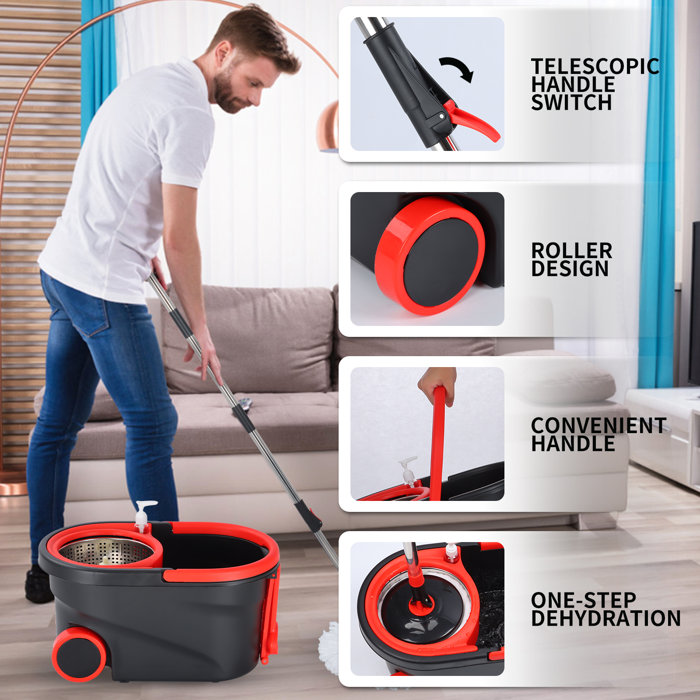 Coofel Mop Bucket Set & Reviews | Wayfair