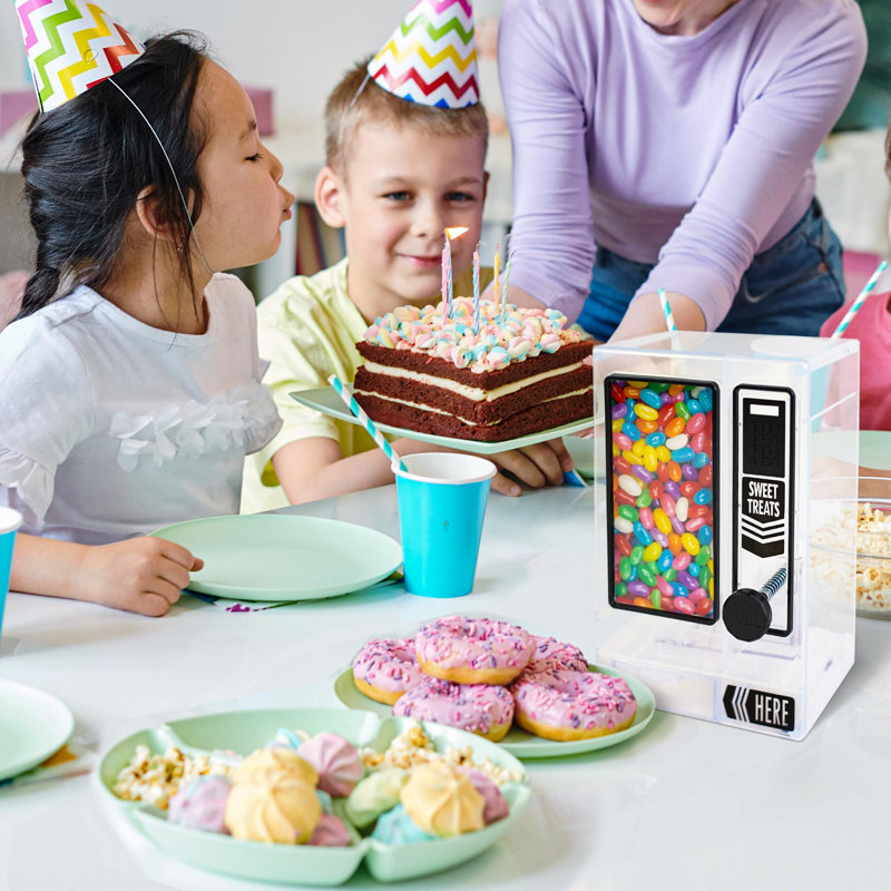 Prep & Savour Candy Dispenser, Cute Vending Machine For Desktop, Manual ...